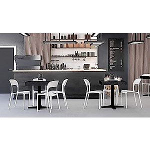 Mobili Fiver, First Bar Table, Concrete Black, Made in Italy
