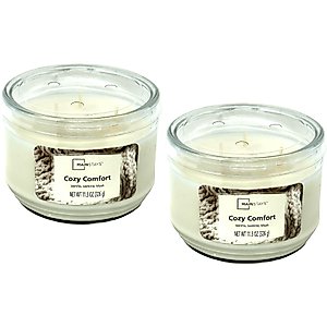 Mainstays 11.5oz Scented Candle 2-Pack (Cozy Comfort)