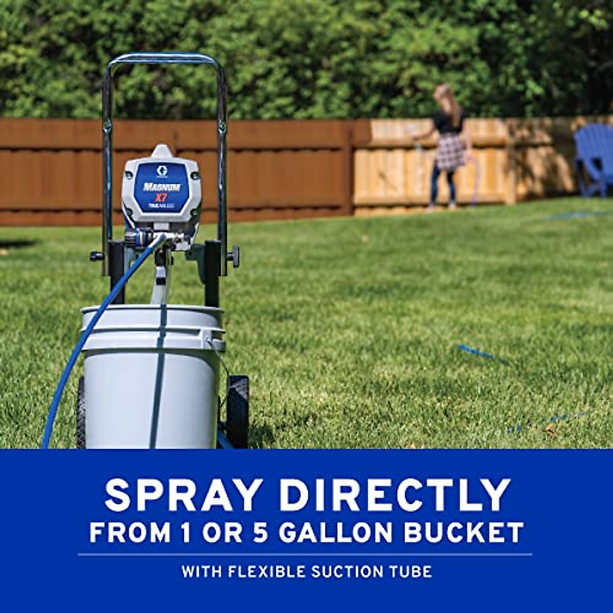 Graco Magnum 262805 X7 Cart Airless Paint Sprayer, Gray