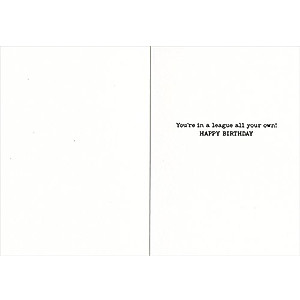 Avanti Woman Catches Fly Ball America Collection Funny Birthday Card