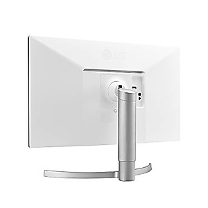 LG 27UL550-W 27-inch 4K UHD (3840 x 2160) UltraFine Computer Monitor, IPS, AMD FreeSync, Tilt/Height/Pivot Adjustable Stand, HDR10, HDMI, DisplayPort, Black Stabilizer, White