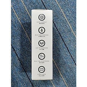 Sokani Tiny UHF Wireless Lavalier Microphone Lav Mic System with Transmitter and Receiver Compatible with Camera Smartphones iPhone Android DSLR Canon Sony Camcorde