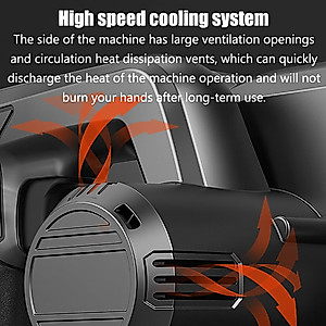 Electric Cordless Snow Blower, 3 in 1 Portable Snow Air Blower, Infinitely Variable Speed, 0-18000r/min Speed, High Speed Cooling System, for Garden, Patio, Lawn