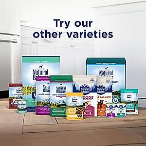 Natural Balance Fat Dogs Low Calorie Chicken Meal Salmon Meal, Garbanzo Beans, Peas & Oatmeal Adult Low-Calorie Dry Dog Food for Overweight Dogs