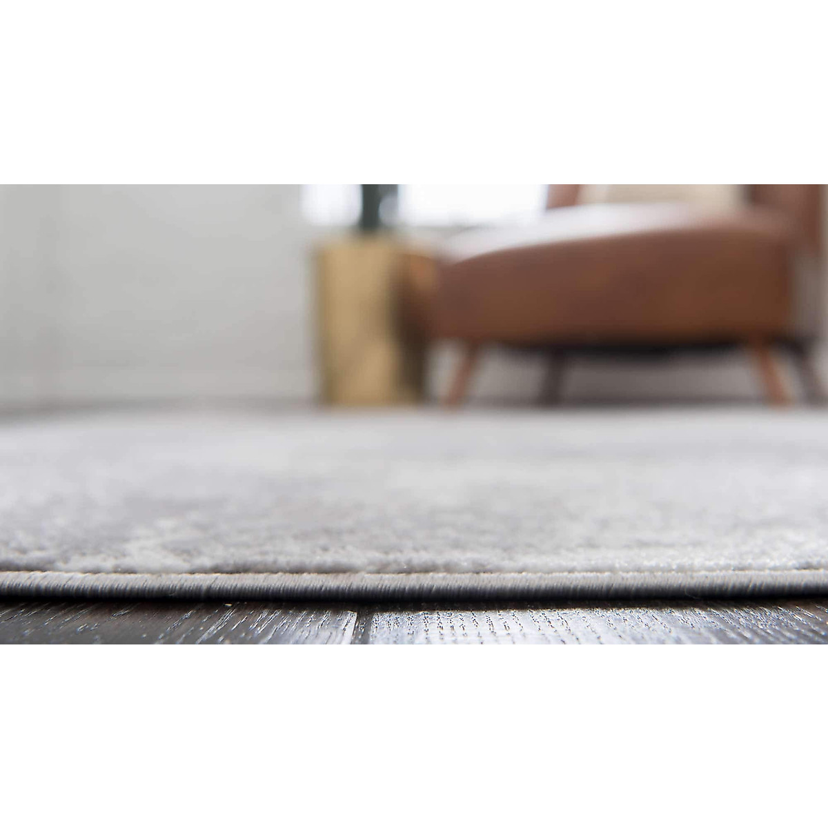 Unique Loom Sofia Collection Area Rug - Grand (4' 1" x 6' 1" Rectangle, Light Gray/ Ivory)