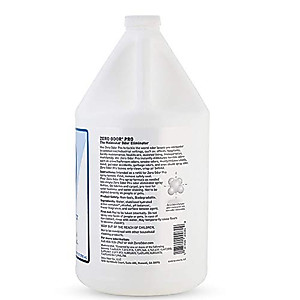 Zero Odor –Professional Odor Eliminator Bundle- Eliminate Extreme Air & Surface Odor– Patented Molecular Technology Best for Strong, persistent odor- Smell Great Again, 32oz & 128oz Refill