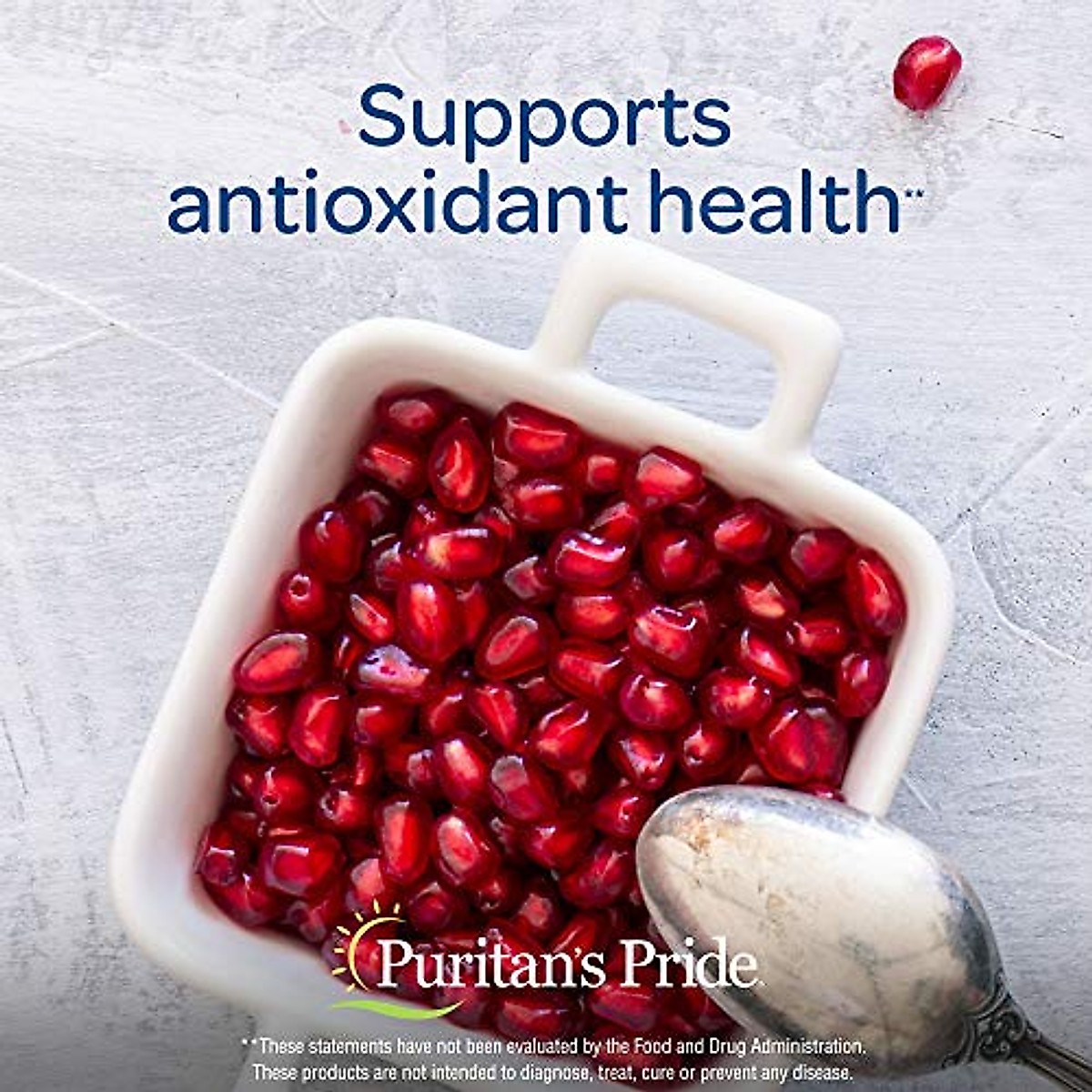 Puritan's Pride Pomegranate Extract 500 Mg Supports Antioxidant Health, 60 Capsules, by Puritan's Pride, 60 Count