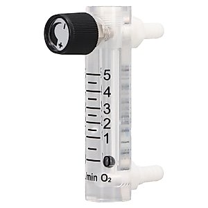 0‑5LPM Panel Type Air Flowmeter Adjustable Air Flow Meter Oxygen Gas Flowmeter Regulator