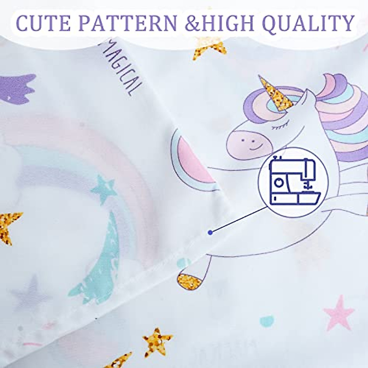 Suyfhdc Toddler Pillowcase for Girls,Standard Size Pillowcases-Kids Toddler Pillow Cover 20 X 30 Inch Soft Pillow Cover for Child-1 Piece Kids Bedding Pillowcase