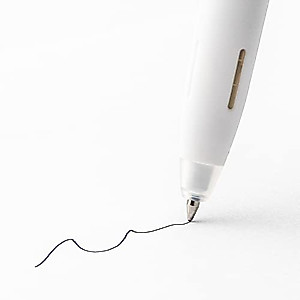 Zebra Pen bLen Retractable Gel Pen, White Barrel, Medium Point, 0.7mm, Black Ink, 2-Pack (41402)