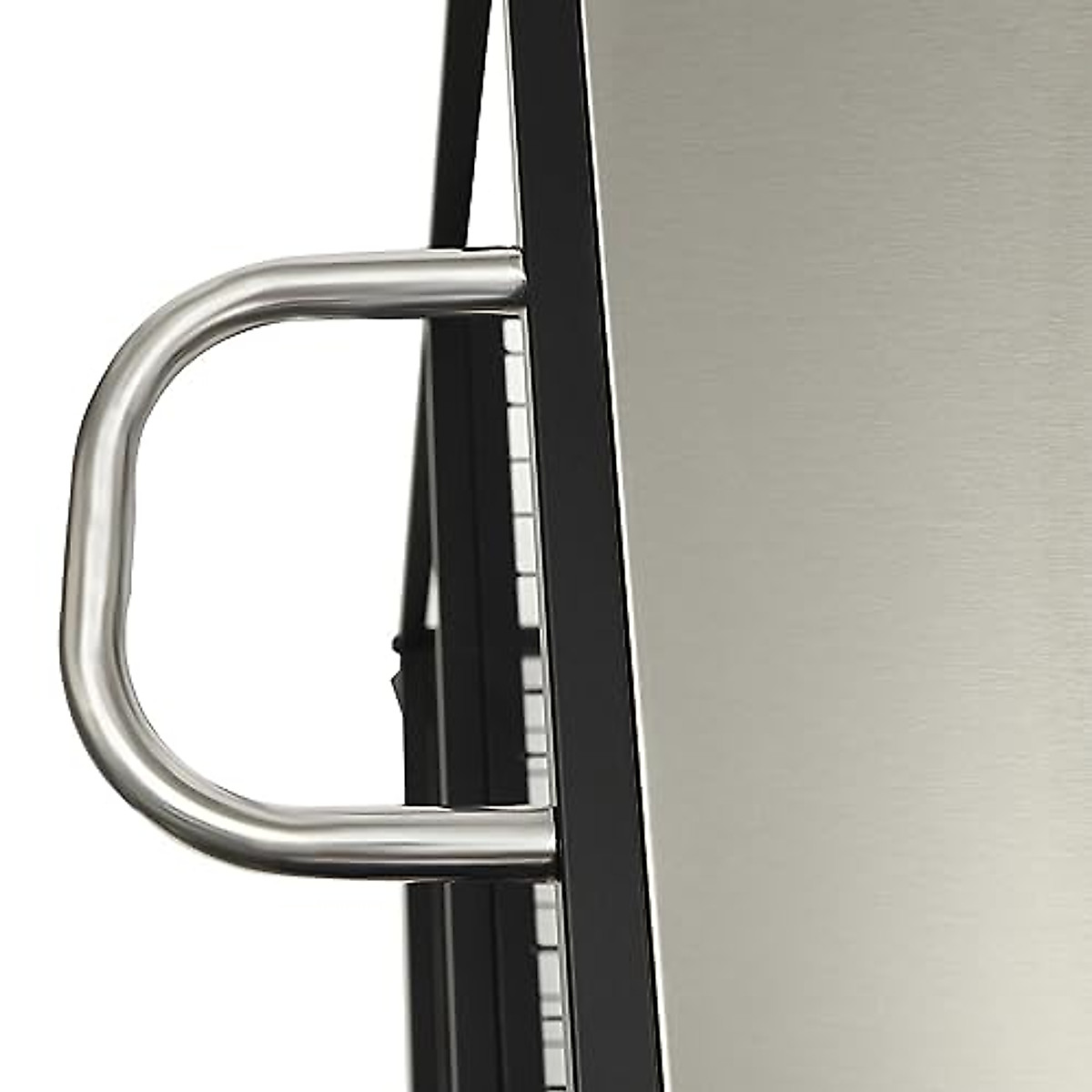 KarweuSu 3-Tier Shelf Food Preparation BBQ, Outdoor Cook Adjustable Station Table with Wheels, Heightened Bottom Grill Serving Cart Movable Trolley Storage (with Handle)