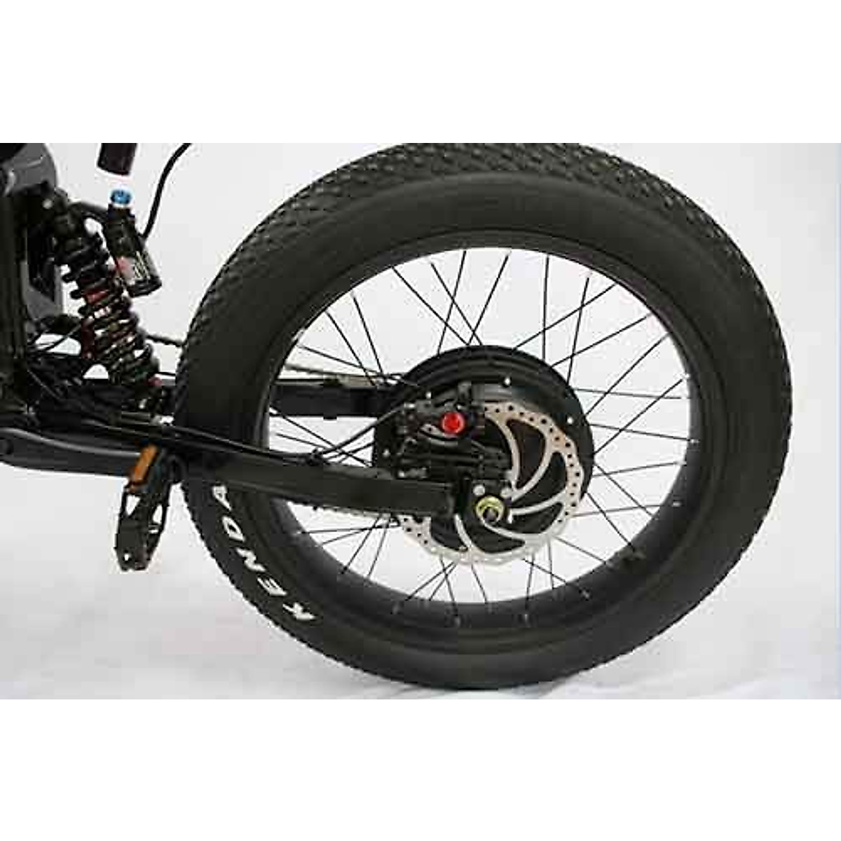 19" Motorcycle Wheel & Seat 3000W-8000W Powerful Electric Mountain Bike MTB Ebike Beach Cruiser (750C TFT Display, 72V8000W(150A Sine-Wave Controller) + 40AH Panasonic Cell Battery)