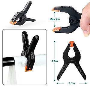 Lidlife T-Shape Backdrop Stand Kit,6.5x5ft Adjustable Photo Background Backdrop Stand with 4 Spring Clamps and Sandbag for Photography Video Studio