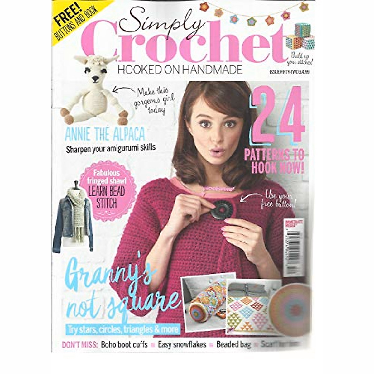 SIMPLY CROCHET, HOOKED ON HANDMADE, ISSUE 52 MAKE THIS GORGEOUS GIRL TODAY.