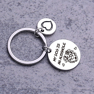 DZOSW Dog Gift Australian Shepherd Lover Gift Dog Owner Jewelry for Australia Animals Gift Dog Accessories Gift Dog Mom Jewelry Dog Rescuer Jewelry Australian Shepherd Jewelry