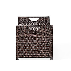 Christopher Knight Home Wing Outdoor Storage Bench, Multibrown