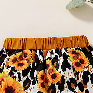 Baby Girl Clothes Floral Hoodie Long Sleeve Sweatshirts Pants Set Toddler Girls Fall Winter Outfits Sweatsuits (yellow, 4/5T)