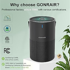 2 Pack Air Purifiers for Home,5 Layers H13 HEPA Air Filter, 22db Quiet Air Purifiers for Bedroom Pets,Desktop,Kitchen,Filter 99.99% Smoke,Pollen, Pet Dander,Dust, Ozone Free, Available for California