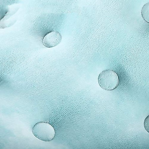 CZDYUF Lumbar Pillow-Medical Waist Pad Back Cushion Office Waist Cushion Memory Foam Protection Spine Lumbar Support, Blue