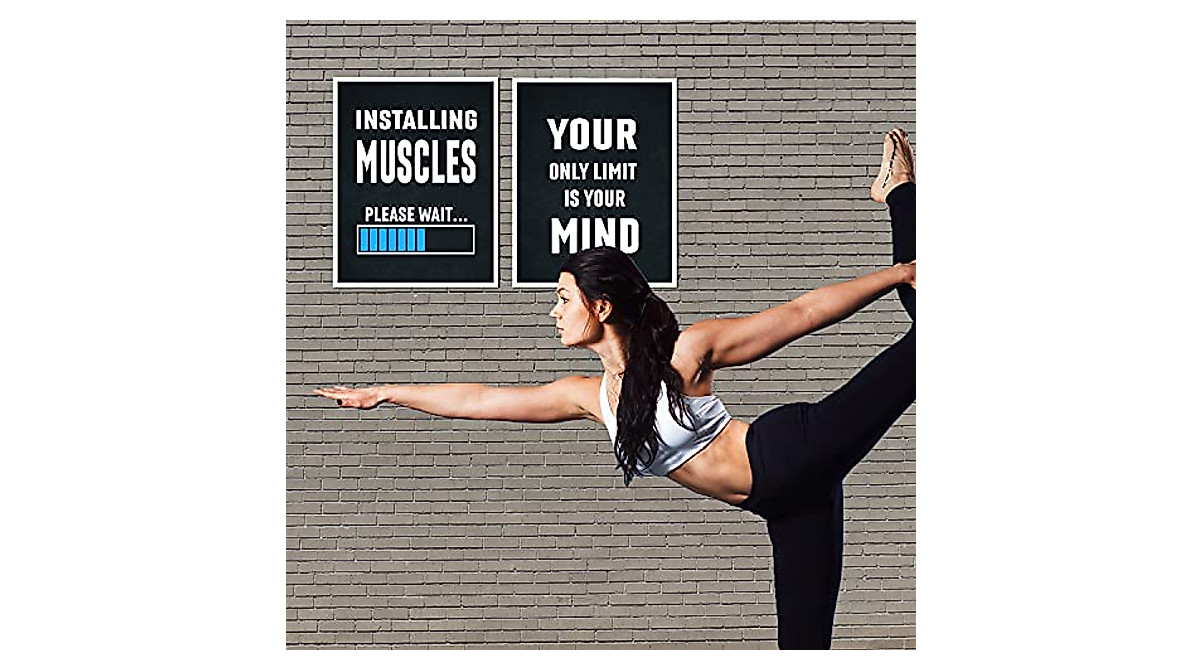 Motivational Gym Posters - Inspiring Home & Workout Room Decor