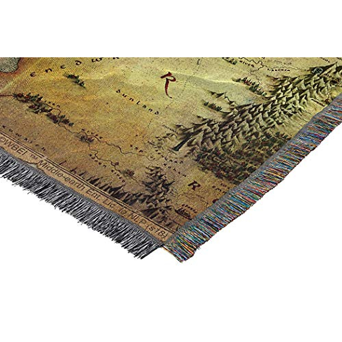 Northwest Warner Bros The Hobbit, Middle Earth Woven Tapestry Throw Blanket, 48" x 60