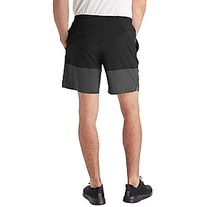 C9 Champion Men's Running Short-7" Inseam, Ebony/Railroad Gray, M