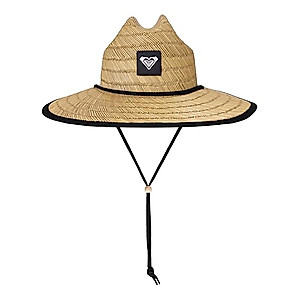 Roxy womens Tomboy 2 Straw Protection Sun Hat, True Black, Small-Medium US