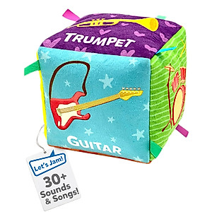 Move2Play Turn2Learn, Instruments Learning Cube, Gift for Babies 6-18 Months Old