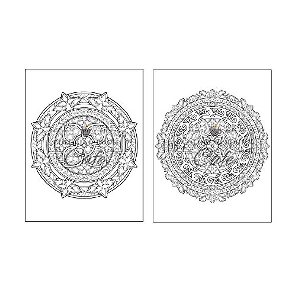 125 Mandalas: An Adult Coloring Book Featuring 125 of the World’s Most Beautiful Mandalas for Stress Relief and Relaxation (Mandala Coloring Books)