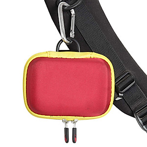 Hermitshell Hard Travel Case for Mattel UNO Classic Card Game - Not Including Cards (Red+Yellow)