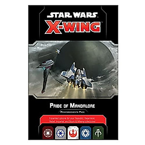 Star Wars X-Wing 2nd Edition Miniatures Game Pride of Mandalore REINFORCEMENTS Pack - Strategy Game for Kids & Adults, Ages 14+, 2 Players, 30-45 Minute Playtime, Made by Atomic Mass Games
