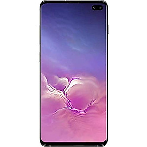 Samsung Galaxy S10+ Factory Unlocked Android Cell Phone | US Version | 512GB of Storage | Fingerprint ID and Facial Recognition | Long-Lasting Battery | Ceramic Black (SM-G975UCKEXAA)