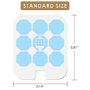 TINDTOP 24 Pack Refills Glue Cards for Safer Home SH502, Compatible with Dynatrap DT3005W Dot Plug-in Indoor Replacement Glue Boards