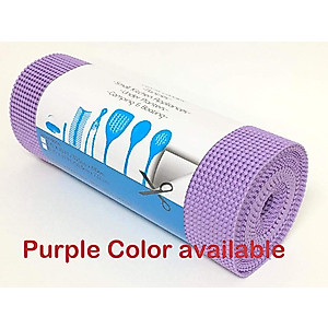 CCS Rainforest Non-Adhesive Non-Slip Shelf and Drawer Liner, (Black, 12-inch x 20-feet)