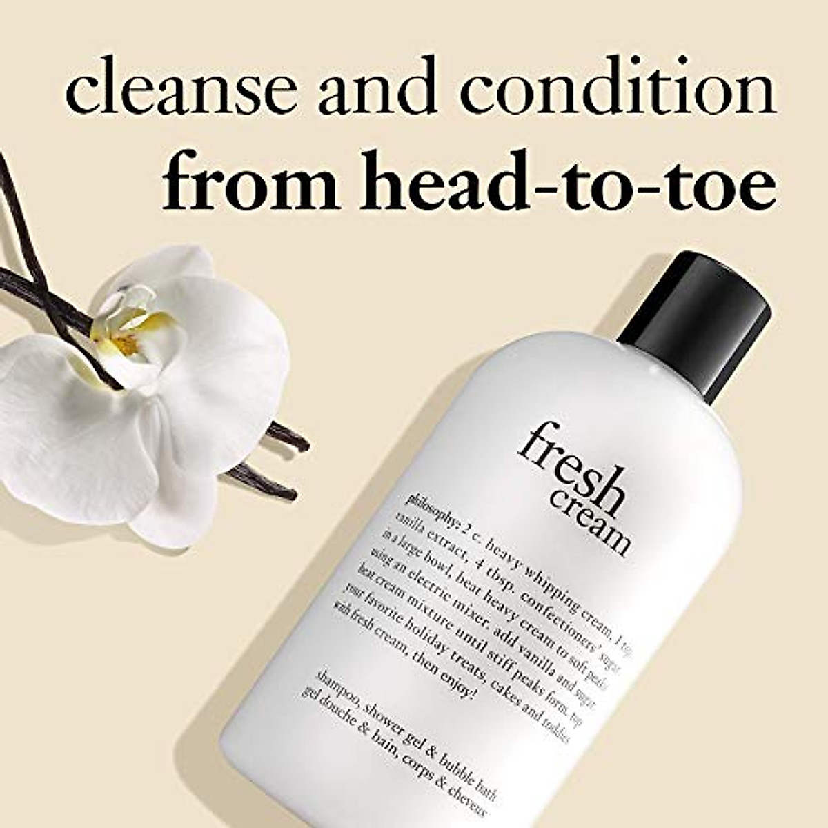 philosophy fresh cream - shower gel, 16 Oz