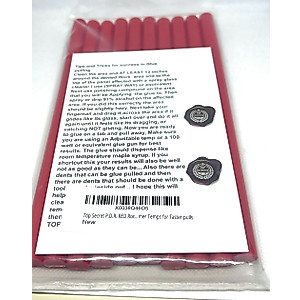 Top Secret P.D.R. RED Rocket P.D.R. Glue for Use in Warmer Temps for Faster pulls