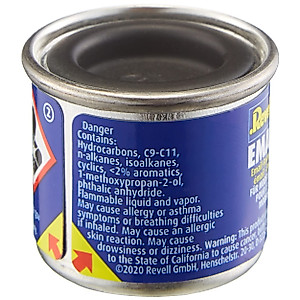 Revell Enamels 14ml Tar Black Matt Paint