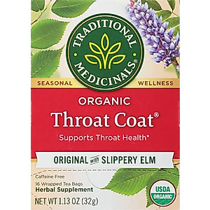Traditional Medicinals Organic Throat Coat Tea, 16 ct