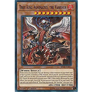 Yu-Gi-Oh! - True King Agnimazud, The Vanisher - SDSB-EN014 - Common - 1st Edition - Structure Deck: Soulburner