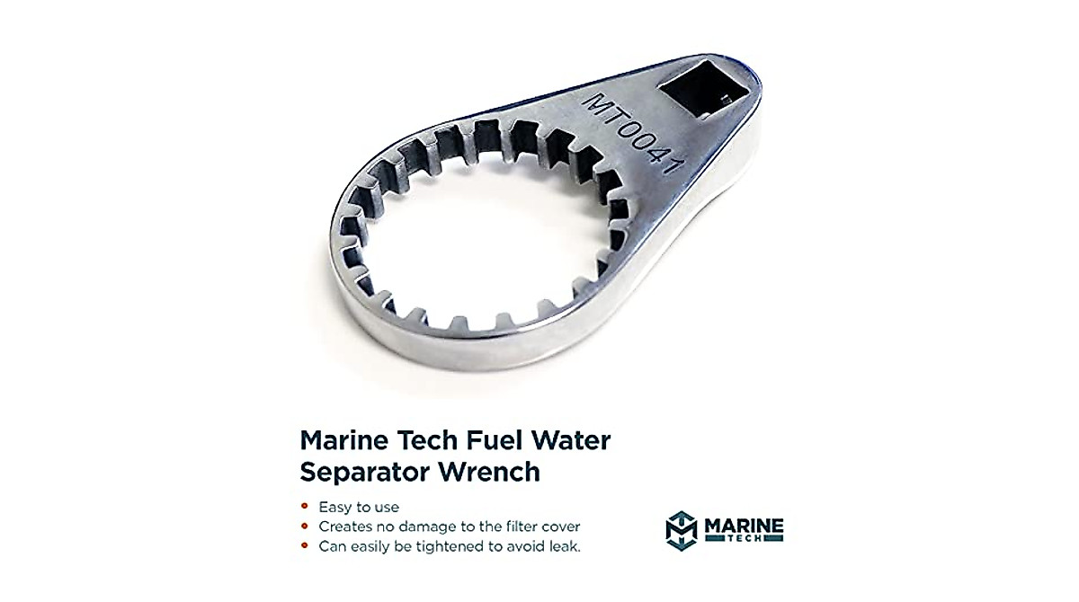 Marine Tech Fuel Water Separator Wrench for Yamaha 4-Stroke Engines