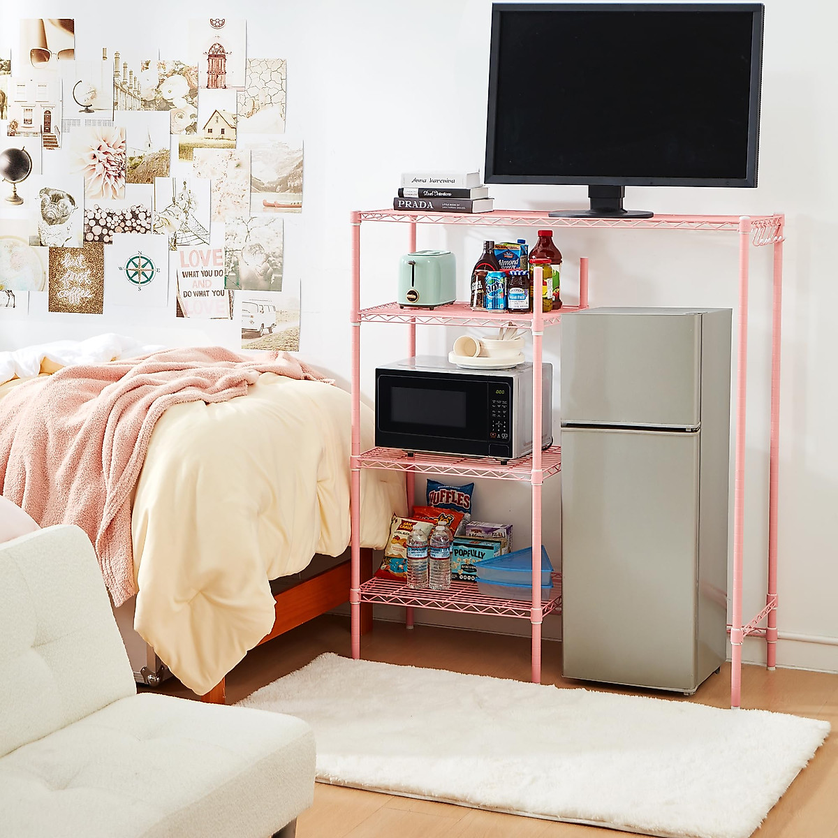DormCo The Shelf Supreme - Suprima® Adjustable Shelving - Pink