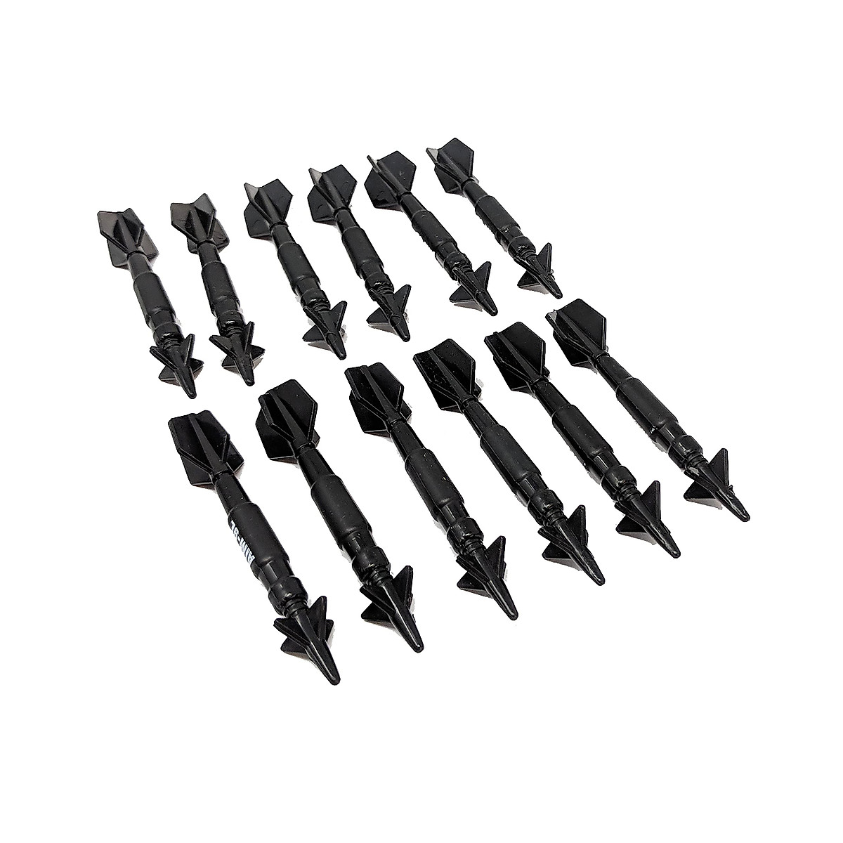 Military Navy Air Force Toy AIM-9 Air Intercept Missile Sidewinder Short Range Missiles Playset for Action Figures Diorama Sets Fighter Jets - 12 Pieces