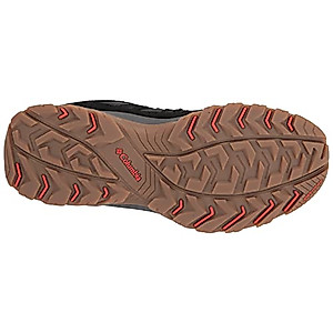 Columbia Mens Redmond Iii Waterproof Hiking Shoe, Dark Grey/Black, 9.5 US