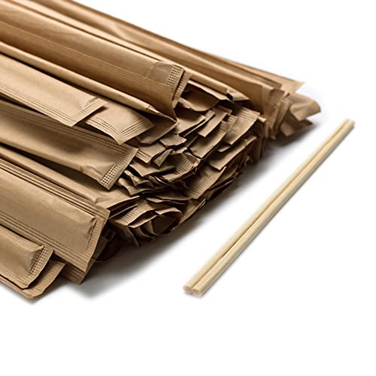 Bamboo Chopsticks Genroku 21cm - 100 Pairs | Sustainable Bamboo | Individually Full Cover Wrapped | Japanese Hashi | Ohashi |