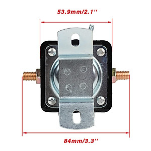 Starter Solenoid Relay SFD6025 12V 3-Terminal Replacement for Fo-r 2N 8N 9N Tractor 8N-11450 SW218 SW355 10-FO218-12V 7-1023-12V 240-14008