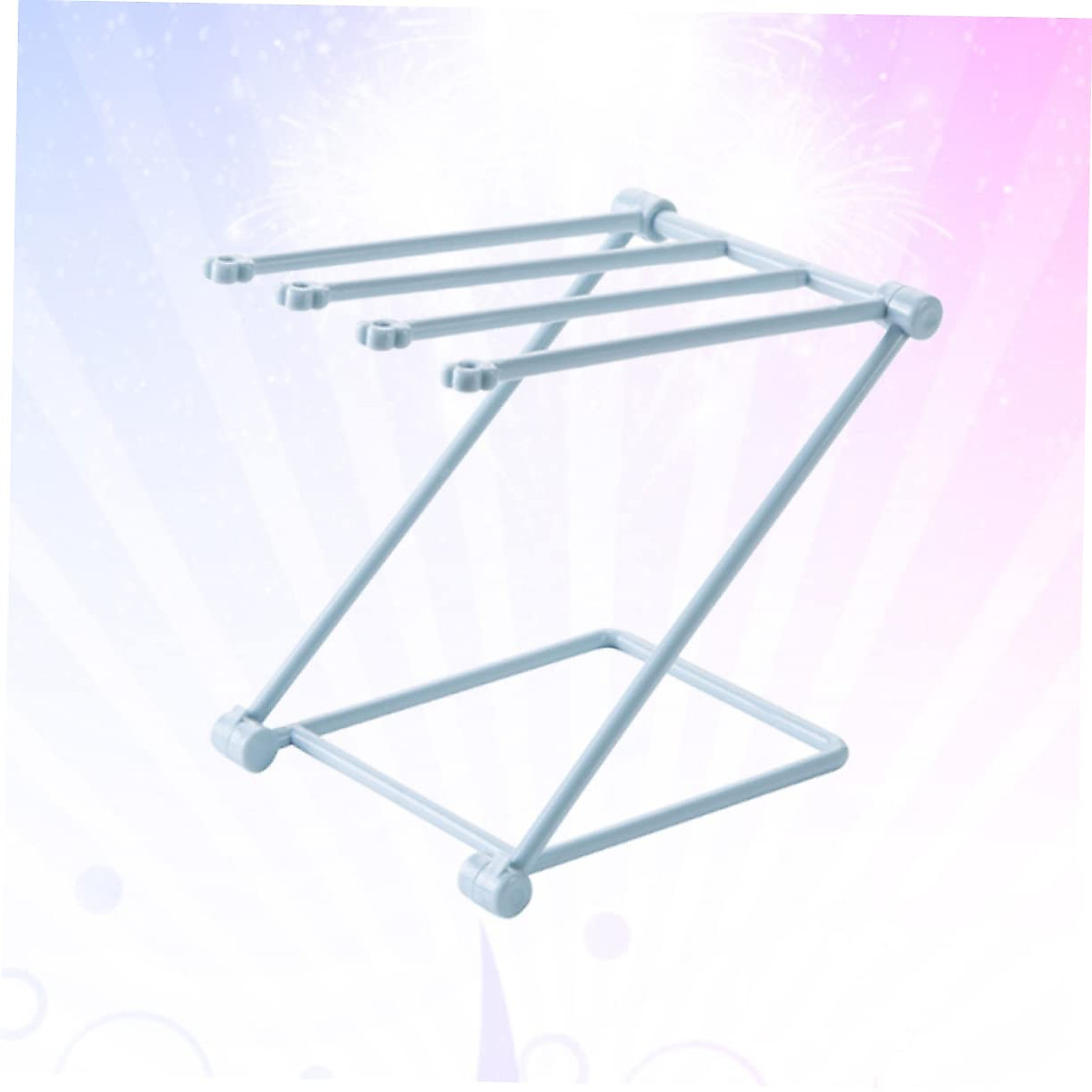 LIFKOME Hand Towel Holder Countertops Dishcloth Holder Kitchen Towel Stand Vanities Towel Holder Kitchen Dish Cloth Rack Countertops Towel Rack Cup Rack Foldable Hanger