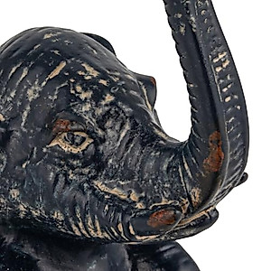 Creative Co-Op Pewter Elephant Ring Holder