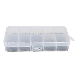 Screw, 500pcs Screws Various Sizes Cross with Storage Box for Maintenance
