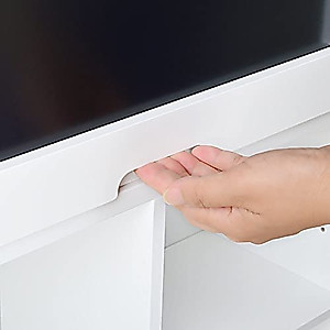 Utopia Alley Collapsible Fold Down Desk Table with Storage Cabinet & Bottom Shelves - with Chalkboard Wall -White