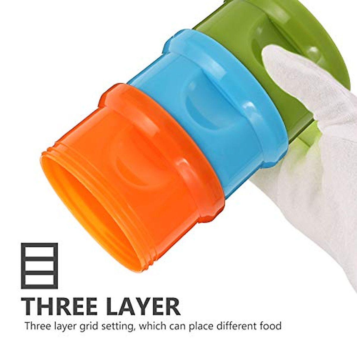 POPETPOP Bird Feeder Cups, Parrot Water Treat Box Cat Head Shaped Bird Food Storage Container for Travel Cage Carrier Backpack Accessories 2pcs